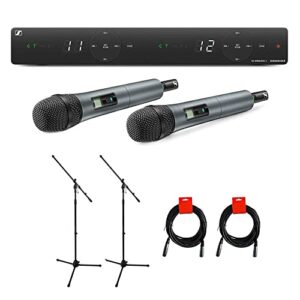 sennheiser xsw 1-825 dual-vocal set with two 825 handheld microphones | a: 548 to 572 mhz