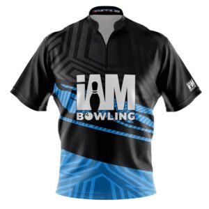 logo infusion dye-sublimated bowling jersey (sash collar) - i am bowling fun design 2012-iab (men's xl) multicolored