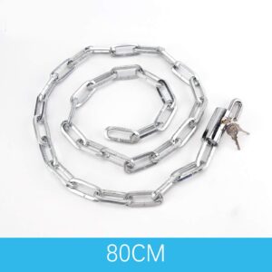 1Pc Stable and Durable Motorcycle Chain Lock Long Door Lock Mountain Bike Chain Lock