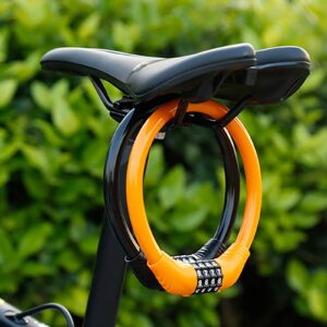 2Pcs Mountain Bike Lock Digital Codes Portable Motorcycle Password Lock Fixed Bicycle Ring Lock