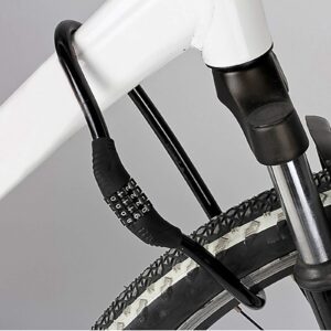 1Pc Bike Lock Bicycle Lock Chain Lock Portable Bold Wire Chain Lock Steel Cable Bar Lock