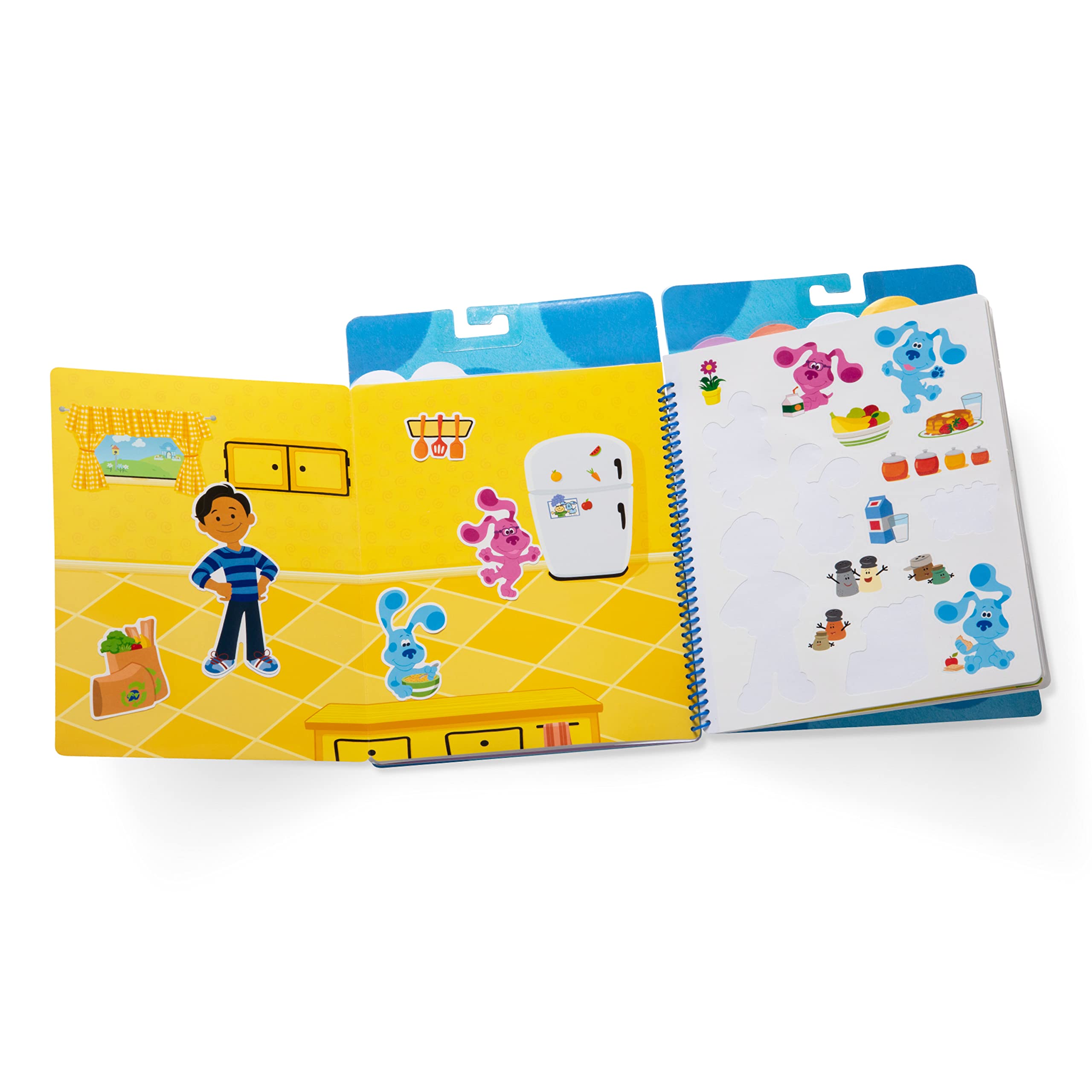 Melissa & Doug Blue's Clues & You! Restickable Stickers Pad - Places Blue Loves