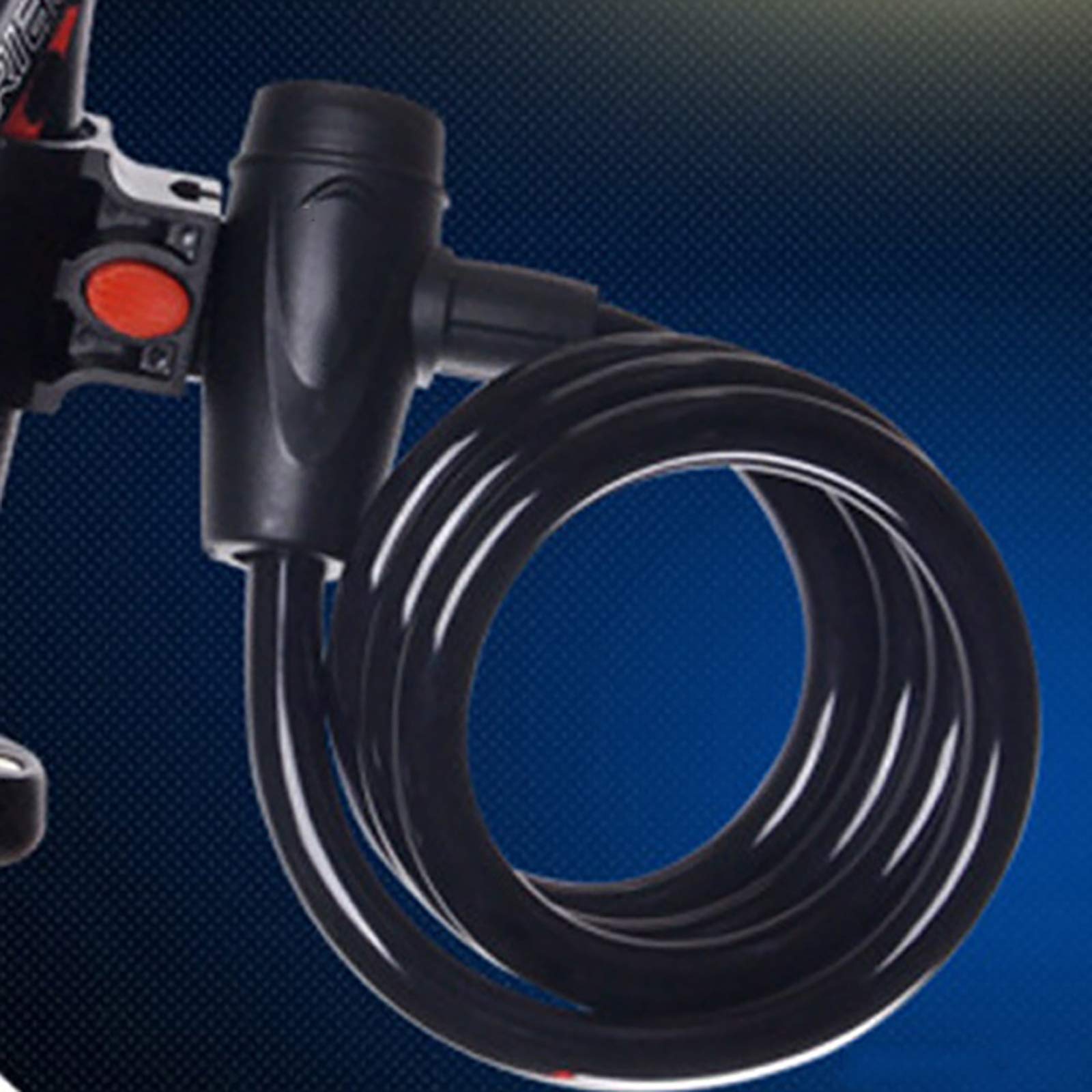 2Pcs Cycling Cable Lock Standard Lock with Flex Frame Chain Lock Bike Lock High Hardness