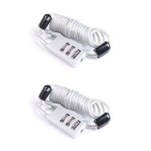 2pcs password lock small bicycle lock password lock digit resettable combination locks