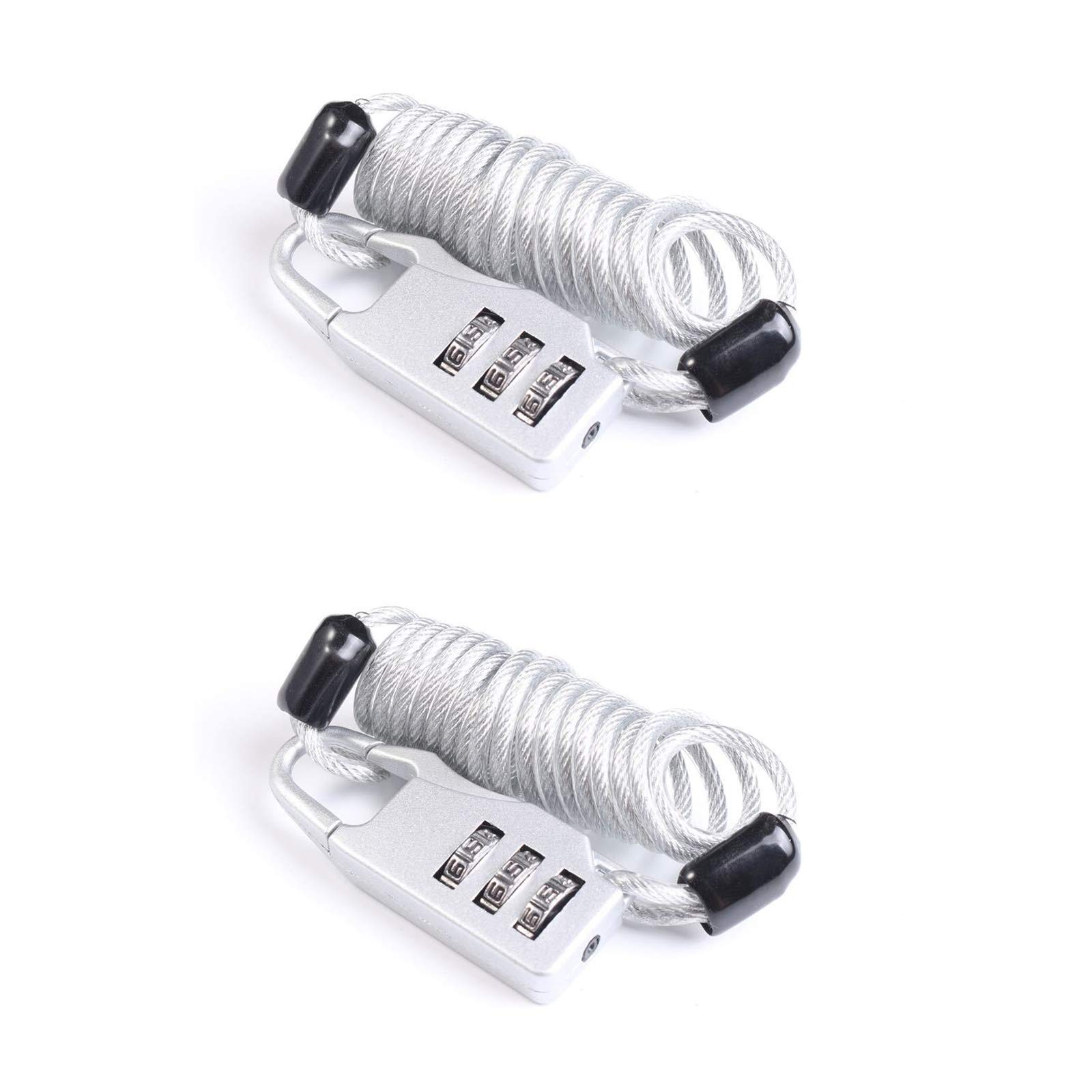 2Pcs Password Lock Small Bicycle Lock Password Lock Digit Resettable Combination Locks