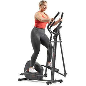 sunny health & fitness endurance full body smart magnetic resistance elliptical machine with digital performance monitor, low impact exercise, pulse sensors, and bluetooth sunnyfit app – sf-e321003