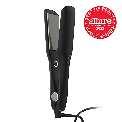 ghd Max Styler ― 2" Flat Iron Hair Straightener, Professional Wide Ceramic Plates Hair Styling Tool for Long, Thick, and Curly Hair ― Black