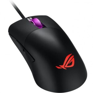 ASUS ROG Keris Ultra Lightweight Wired Gaming Mouse | Tuned ROG 16,000 DPI Sensor, Hot-Swappable Switches, PBT L/R Keys, Swappable Side Buttons, ROG Omni Mouse Feet, ROG Paracord & Aura Sync RGB,Black