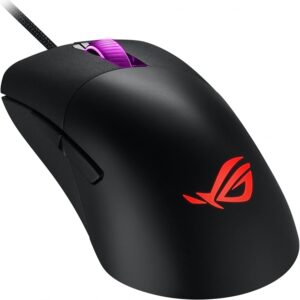 ASUS ROG Keris Ultra Lightweight Wired Gaming Mouse | Tuned ROG 16,000 DPI Sensor, Hot-Swappable Switches, PBT L/R Keys, Swappable Side Buttons, ROG Omni Mouse Feet, ROG Paracord & Aura Sync RGB,Black