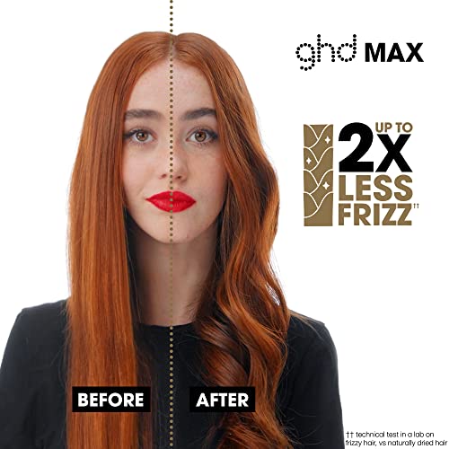 ghd Max Styler ― 2" Flat Iron Hair Straightener, Professional Wide Ceramic Plates Hair Styling Tool for Long, Thick, and Curly Hair ― Black