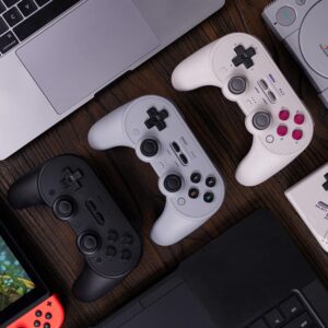 8BitDo Pro 2 Bluetooth Controller for Switch, PC, Android, Steam Deck, Gaming Controller for iPhone, iPad, macOS and Apple TV (Black Edition)