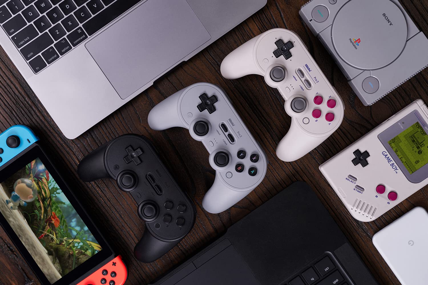 8BitDo Pro 2 Bluetooth Controller for Switch, PC, Android, Steam Deck, Gaming Controller for iPhone, iPad, macOS and Apple TV (Black Edition)