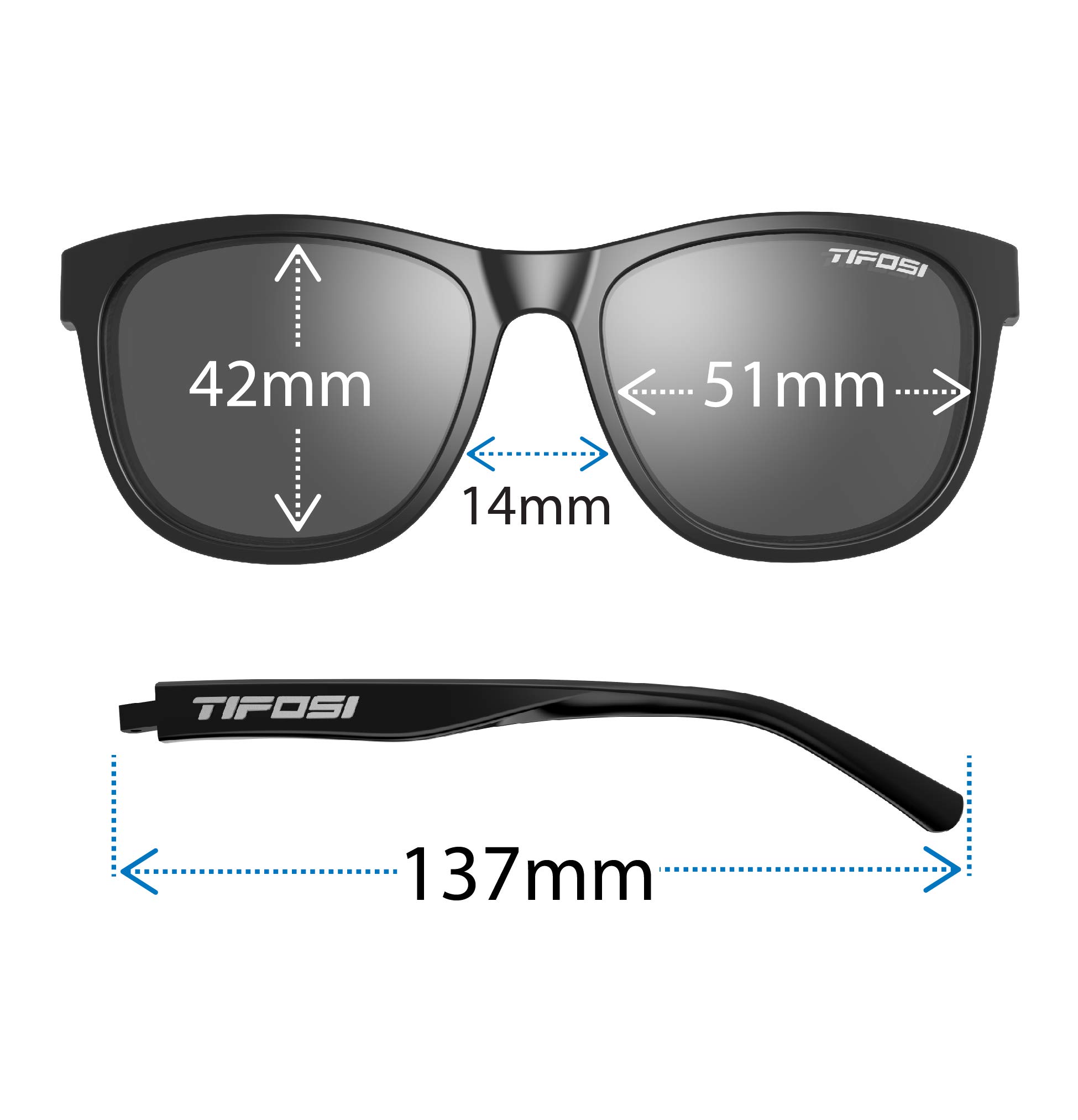 Tifosi Optics Swank Sunglasses (Blackout/Smoke Lens)