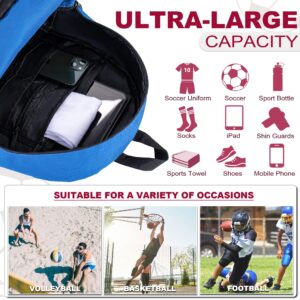 Himal Outdoors Soccer Bag-Backpack for Soccer,Backpack for Football & Volleyball & Handball,Sports Bag with Separate Cleat and Ball Holder