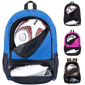 himal outdoors soccer bag-backpack for soccer,backpack for football & volleyball & handball,sports bag with separate cleat and ball holder