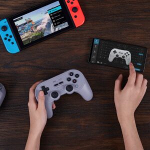 8BitDo Pro 2 Bluetooth Controller for Switch, PC, Android, Steam Deck, Gaming Controller for iPhone, iPad, macOS and Apple TV (Black Edition)