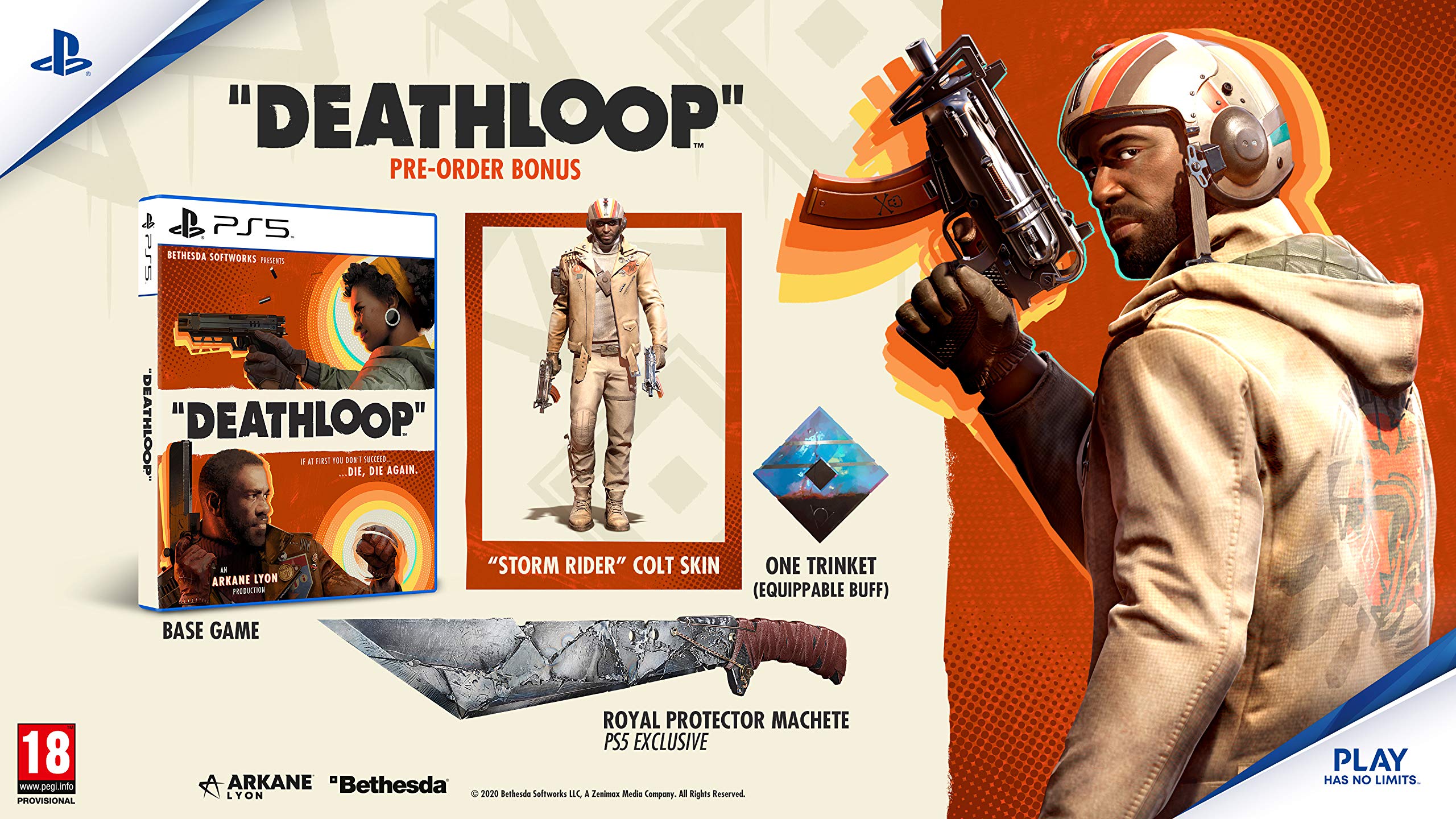 Deathloop with Steel Poster (Exclusive to Amazon.co.UK) (PS5)