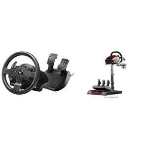 thrustmaster tmx force feedback racing wheel (xbox series x/s, xone & windows) with next level racing wheel stand lite (nlr-s007)