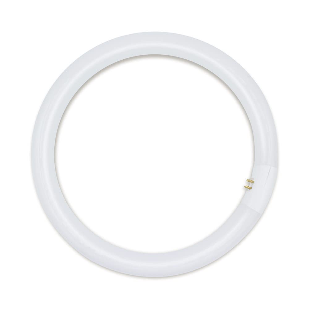 lumenivo FC12T9 32W Light Bulb Replacement 12 Inch, T9 Circline Fluorescent Bulb - 4-Pin G10Q-4 Base - Great for Ceiling Fixtures, Garage Lights and Many Applications - 3000K Warm White - 1 Pack