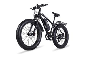 ceaya electric bike adults,1000w 48v 17ah battery 26'' fat tire electric bicycle,7-speed,up to 40 miles,snow beach mountain e bike