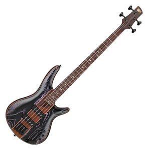 ibanez sr premium 4-string electric bass guitar (right-hand, magic wave low gloss)