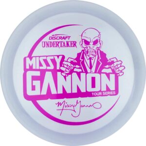 discraft limited edition 2021 tour series missy gannon metallic tour z undertaker distance driver golf disc [colors may vary] - 173-174g