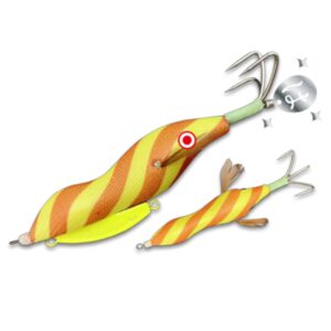 hayashi fishing tackle seisakusho hayashi octopus no. 3.0 op-06 orange twist