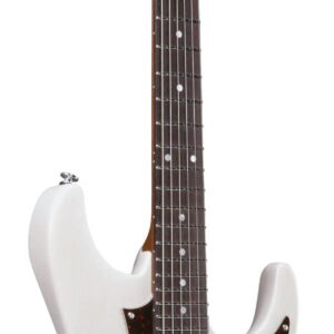 Ibanez AZ2204N Prestige 6-String Electric Guitar (Antique White Blonde, Right-Handed) with Case