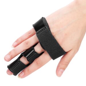 compression finger splint, adjustable finger support brace finger brace, finger splints for arthritis pain tendon injury, breathable finger joints orthosis stabilizer