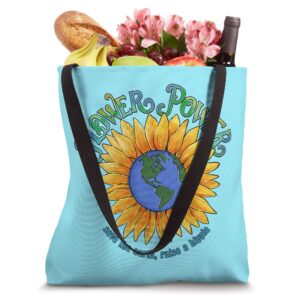 Hippie, BOHO, Flower Power, Save the Earth, Raise a Hippie Tote Bag