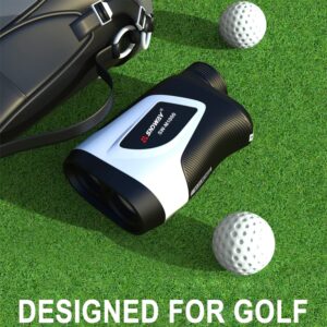 Golf Rangefinder Telescope 6X Laser Ranger Finder with Golf Slope, Rechargeable Range Finder for Hunting Shooting Golfing, 546 Yards Laser Rangefinder with Flag Pole Locking Vibration