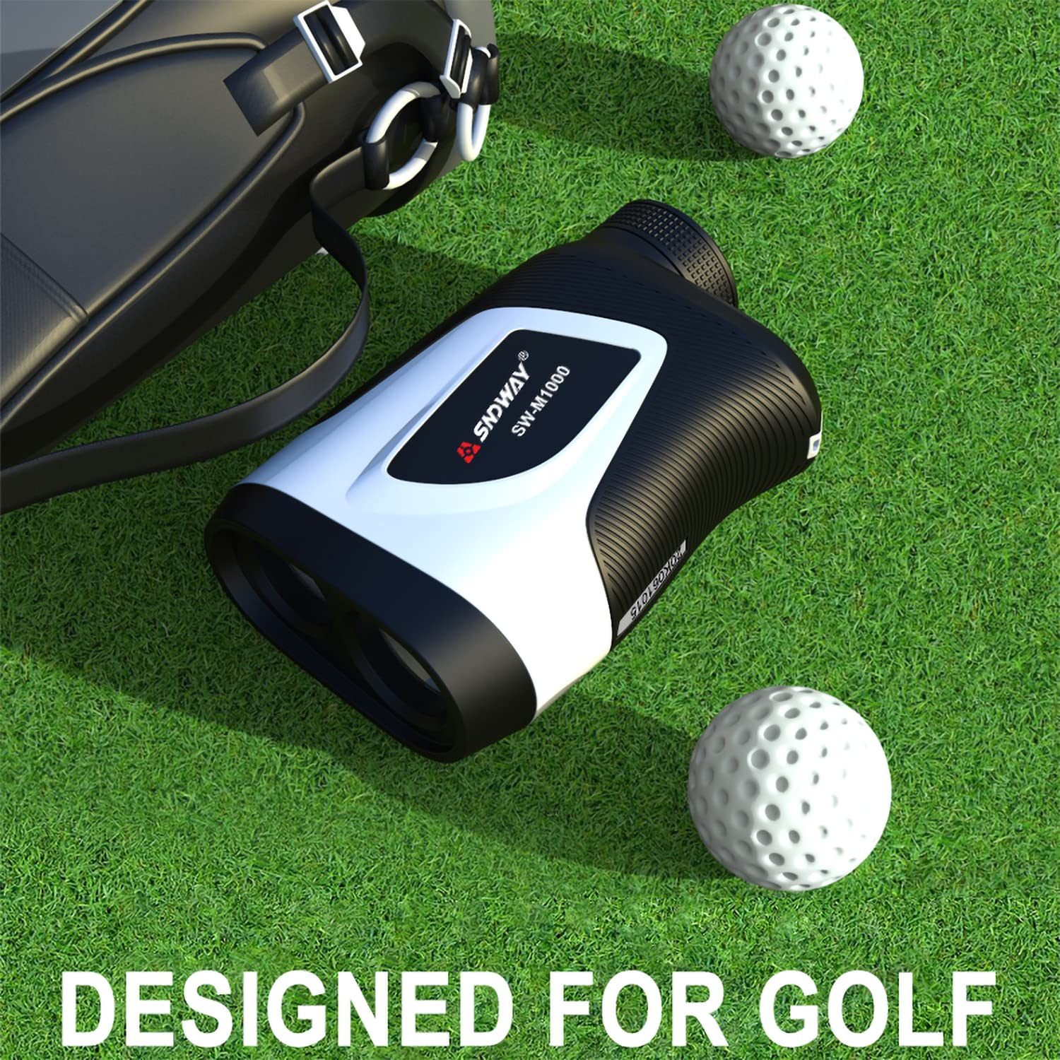 Golf Rangefinder Telescope 6X Laser Ranger Finder with Golf Slope, Rechargeable Range Finder for Hunting Shooting Golfing, 546 Yards Laser Rangefinder with Flag Pole Locking Vibration