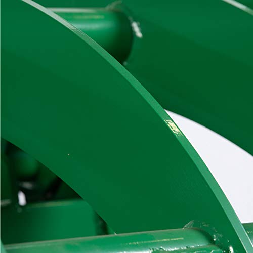 Titan Attachments 84" Global Euro HD Grapple Rack Attachment Fits John Deere Tractors, 3000 PSI Dual Cylinders, for Picking Up and Moving Rocks, Logs, Brush, Debris