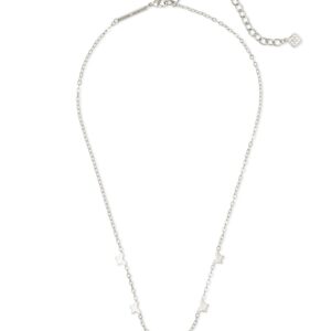 Kendra Scott Lillia Butterfly Strand Necklace in Rhodium-Plated Brass, Fashion Jewelry for Women