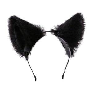 faylay girl women cat ears headband cosplay fluffy cute furry party headwear (7-wld-hh)