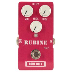 Tone City Rubine Fuzz Guitar Effect Pedal