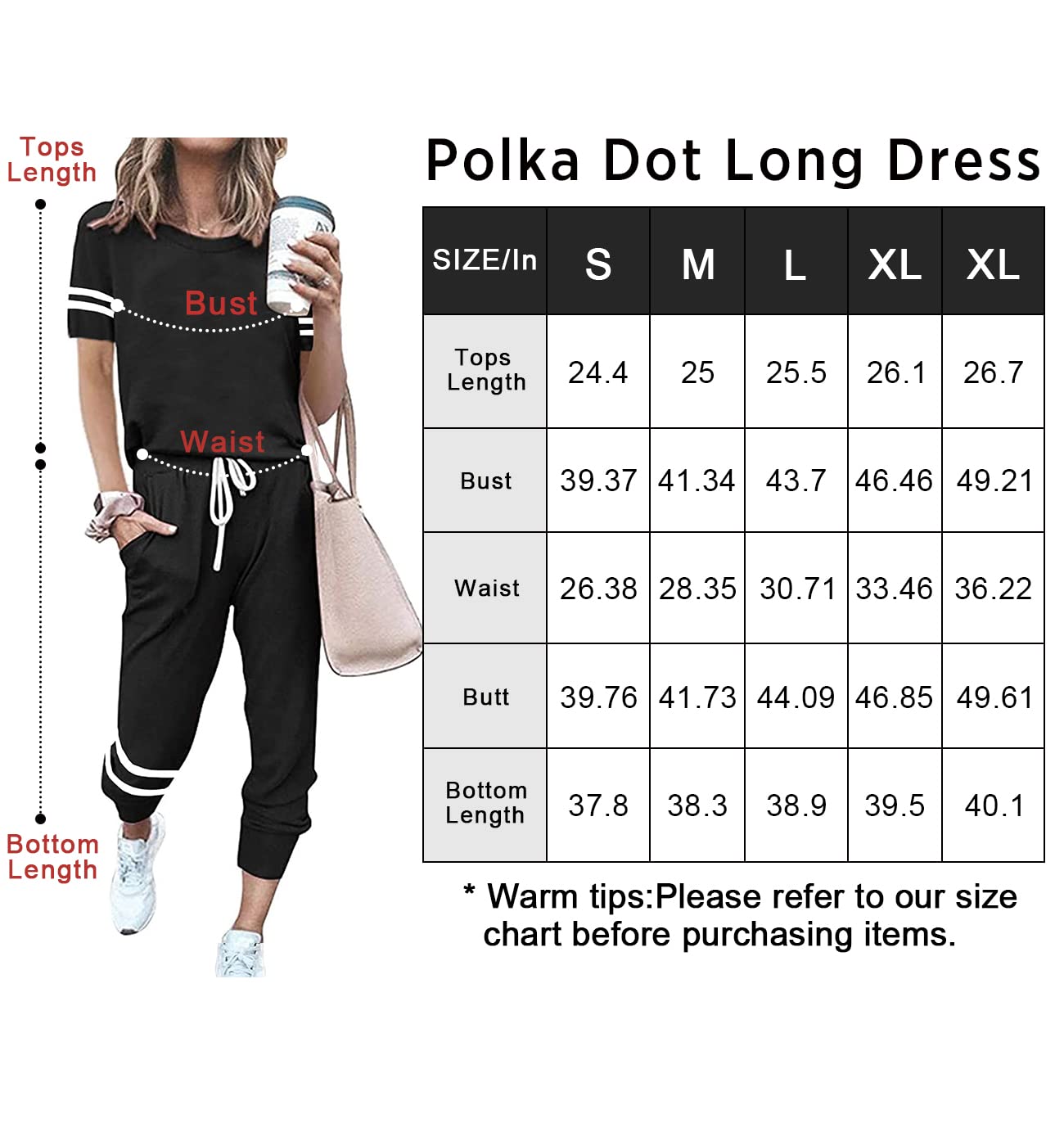 PRETTYGARDEN Women Summer Two Piece Outfits Striped Short Sleeve Pullover and Long Pants Tracksuit Travel Pajama Lounge Set (Black,XX-Large)