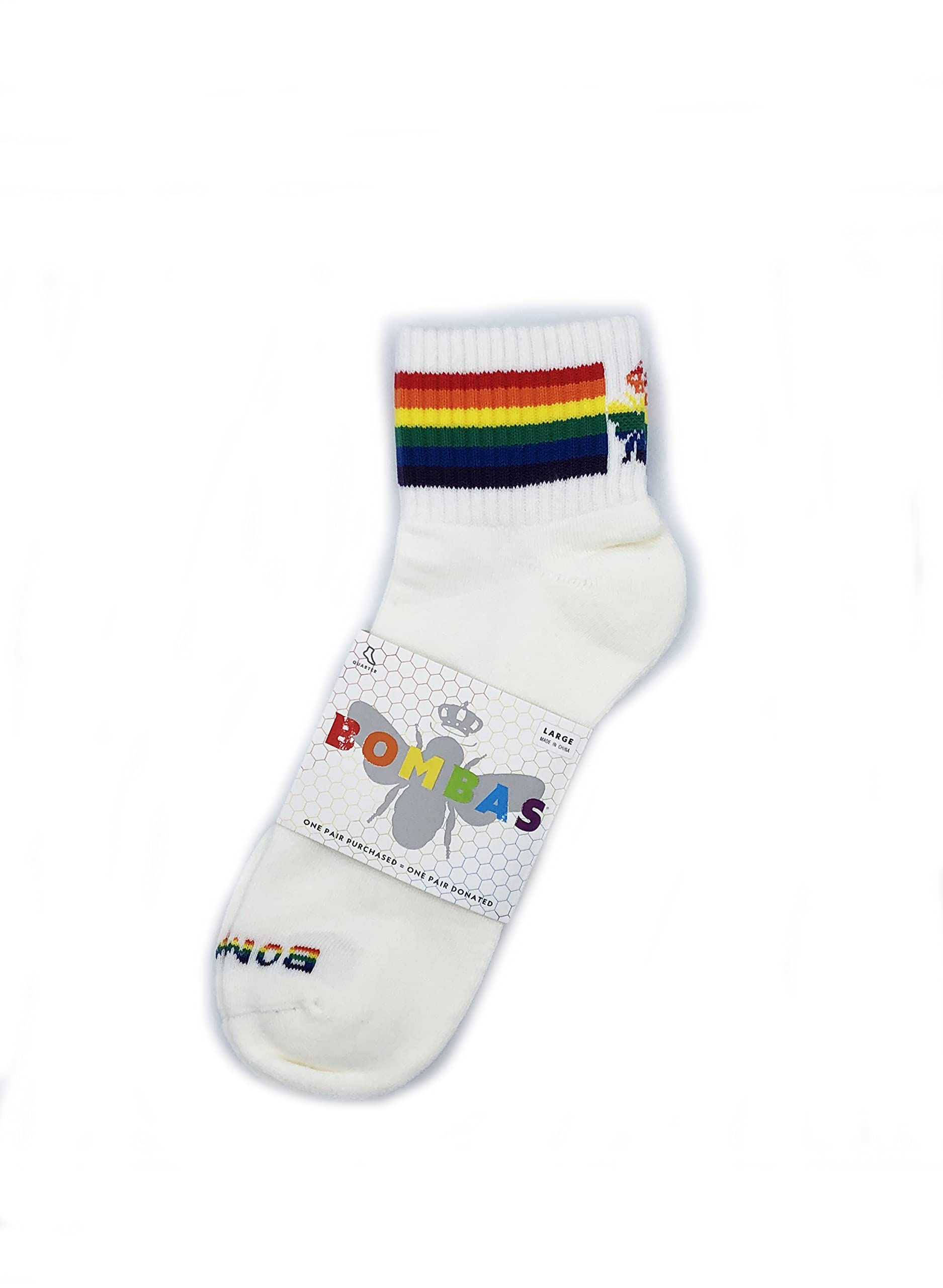 Bombas Bee Proud Quarter Socks