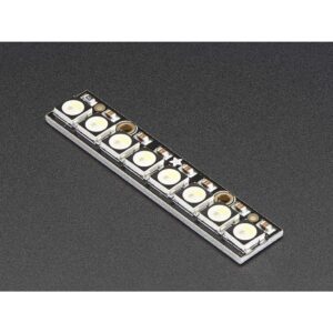 adafruit industries neopixel stick - 8 x 5050 rgbw leds - cool white - ~6000k