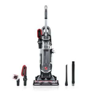 hoover maxlife elite swivel xl pet vacuum cleaner with hepa media filtration, bagless multi-surface upright for carpets and hard floors, uh75250, grey, 16 lbs