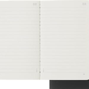 Moleskine Cahier Soft Cover Smart Notebook, Ruled/Lined, Pocket (3.5" x 5.5") Black, Compatible w/ Moleskine Smart Pen, 56 Pages