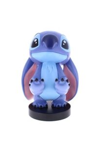 cable guys - disney stitch gaming accessories holder & phone holder for most controller (xbox, play station, nintendo switch) & phone