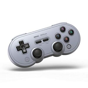 8bitdo sn30 pro bluetooth controller for switch/switch oled, pc, macos, android, steam deck & raspberry pi (gray edition)