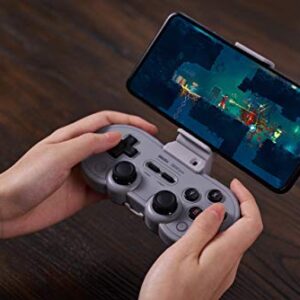 8Bitdo Sn30 Pro Bluetooth Controller for Switch/Switch OLED, PC, macOS, Android, Steam Deck & Raspberry Pi (Gray Edition)