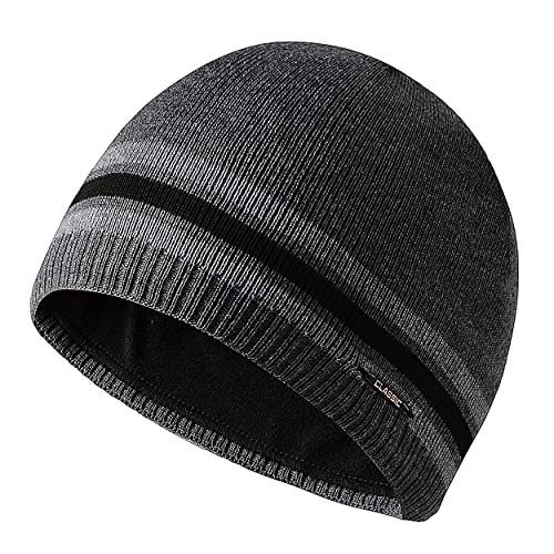 HiRui Knit Beanie Winter Hats for Men Women Kids-Warm Classic Daily Skull Cap (Gray)