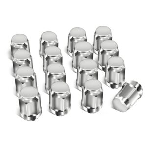 clubrally golf cart chrome lug nuts applicable to yamaha/gem, 12mmx1.25"pack of 16