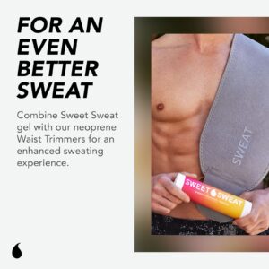 Sports Research Sweet Sweat Workout Enhancer Roll-On Gel Stick, Tropical - Makes You Sweat Harder and Faster, Use with Sweet Sweat Waist Trimmer