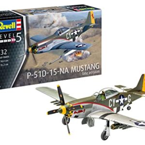 Revell 03838 P-51D-15-NA Mustang Late Version 1:32 Scale Unbuilt/Unpainted Plastic Model Kit