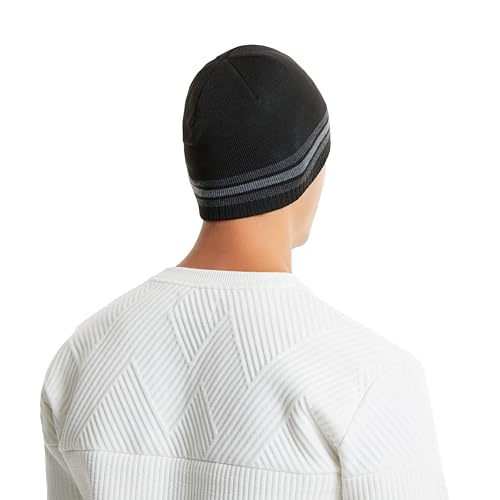 HiRui Knit Beanie Winter Hats for Men Women Kids-Warm Classic Daily Skull Cap (Black)