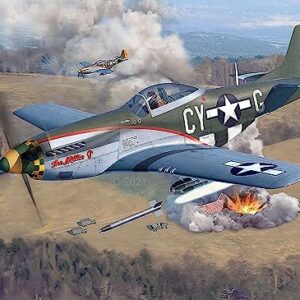 Revell 03838 P-51D-15-NA Mustang Late Version 1:32 Scale Unbuilt/Unpainted Plastic Model Kit